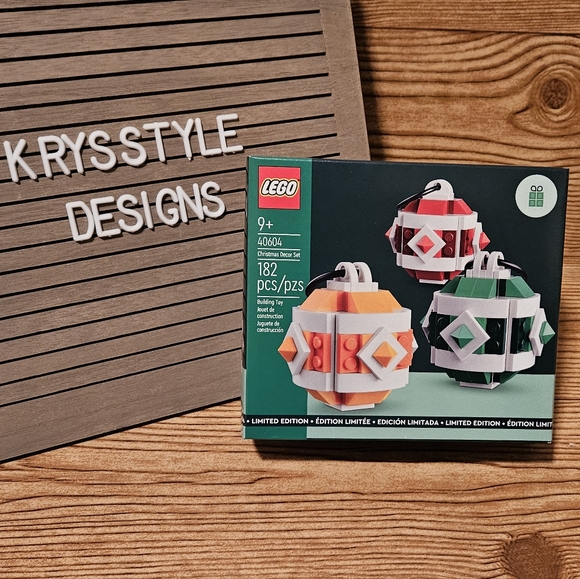 Lego | Toys | Lego 4604 Christmas Decor Set Ornaments Limited Edition ...